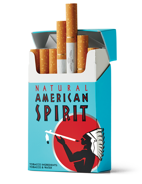 American Spirit - Light Blue (Original Blend) Cigarettes — Purple Haze ...